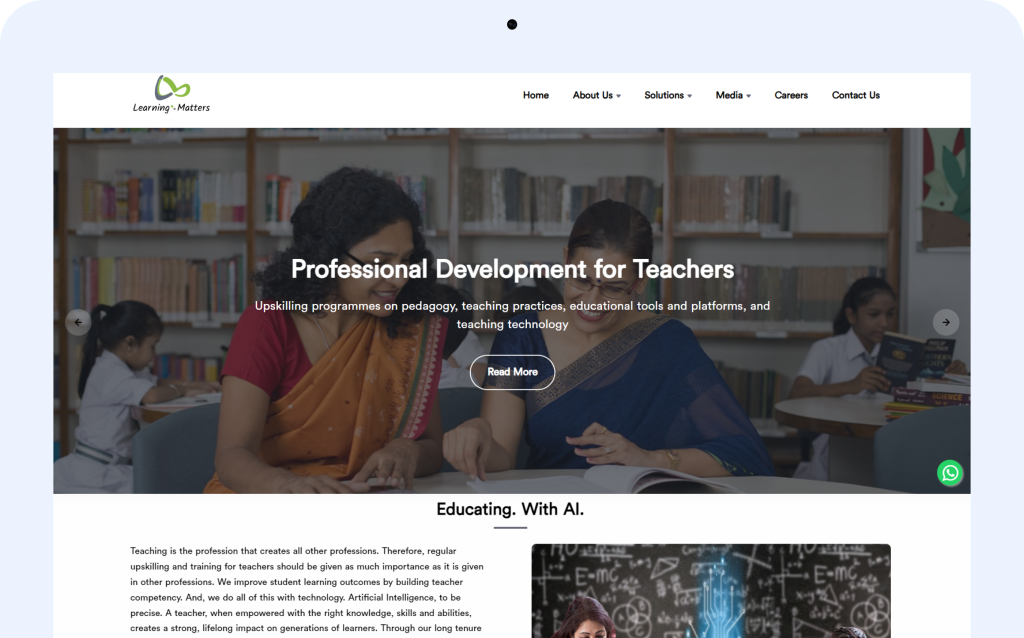 Learning Matters Pvt. Ltd – Pontaq – UK India Innovation Fund